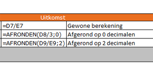 Afronden in Excel - Easy Learning